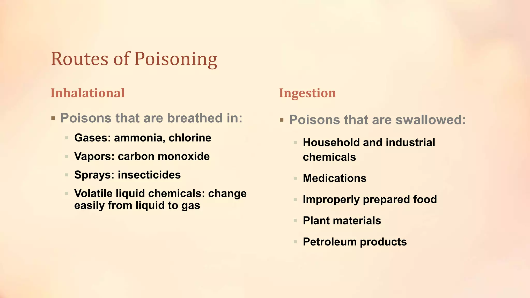 Poisoning Management.(What is poisoning and How to manage poisoning ...