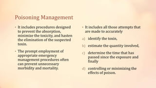 Poisoning Management.(What is poisoning and How to manage poisoning ...