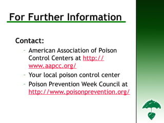 PoisonPrevention and treayment options.ppt