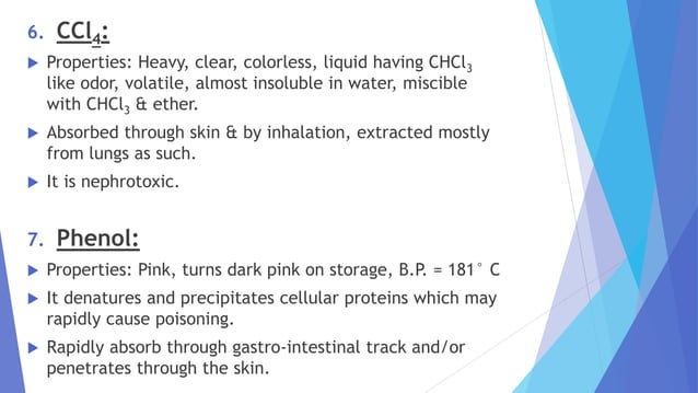 Poisons | PPTX | Chemistry | Science