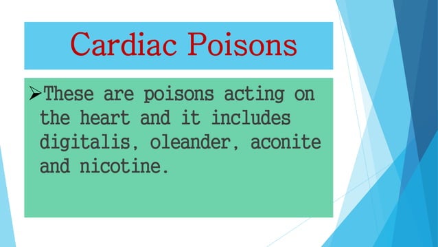 Classification of poisons and its mode of action | PPTX | Digestive ...