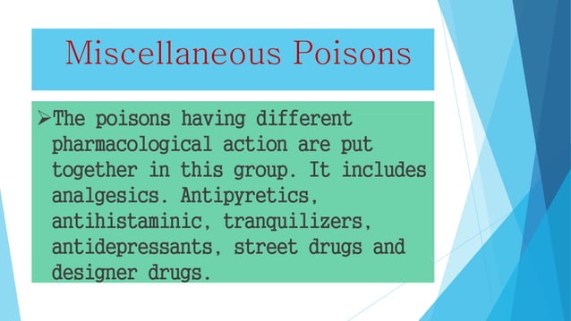 Classification of poisons and its mode of action | PPTX | Digestive ...
