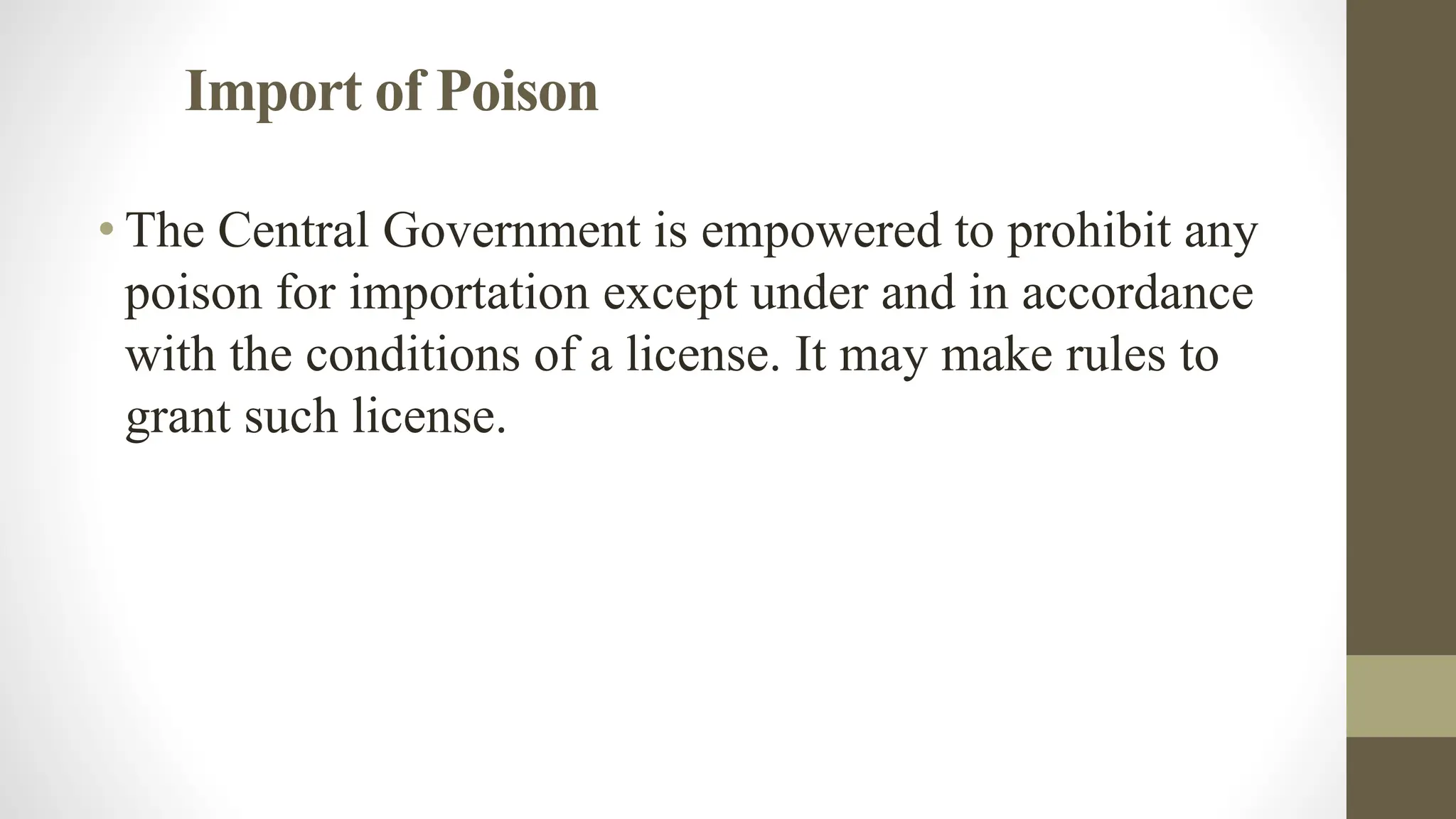 Pharmaceutical jurisprudence Poisons Act 1919.pptx