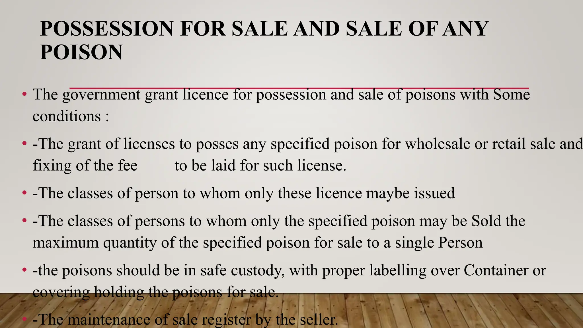 Pharmacy Law and Ethics- Poisons Act -1919.pptx