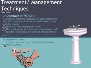 Poisons | PPT | First Aid | Injuries