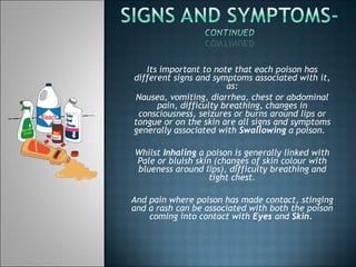 Poisons | PPT