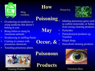 Poison | PPT | First Aid | Injuries