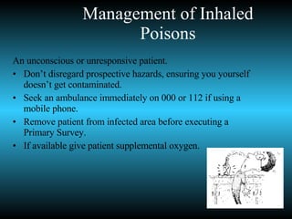 Poison | PPT | First Aid | Injuries