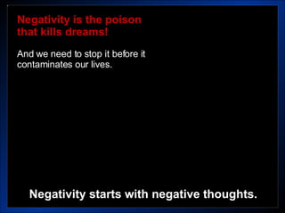 Poison That Kills The Dreams | PPT