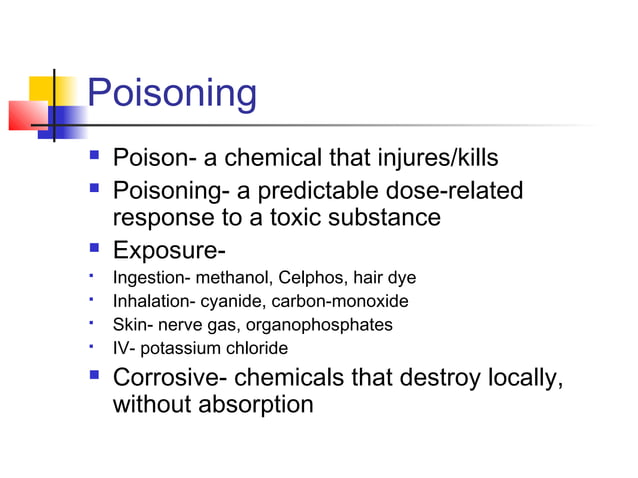 Poison & venom | PPT