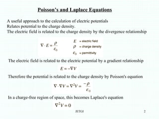 Poisson's equation 2nd 4 | PPT | Physics | Science