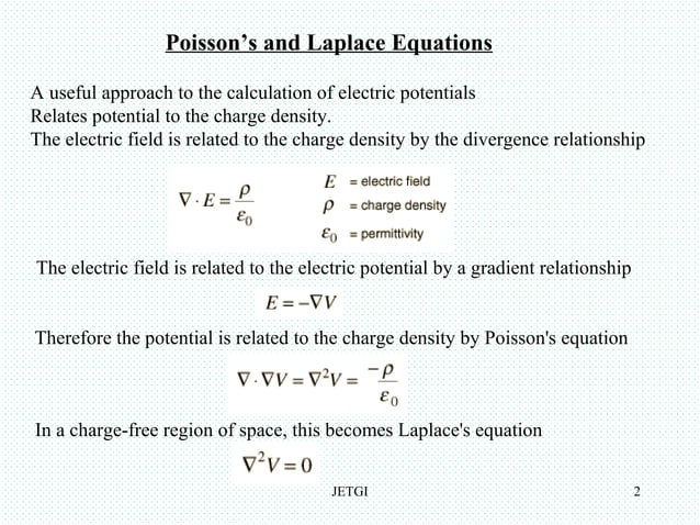 Poisson's equation 2nd 4 | PPT