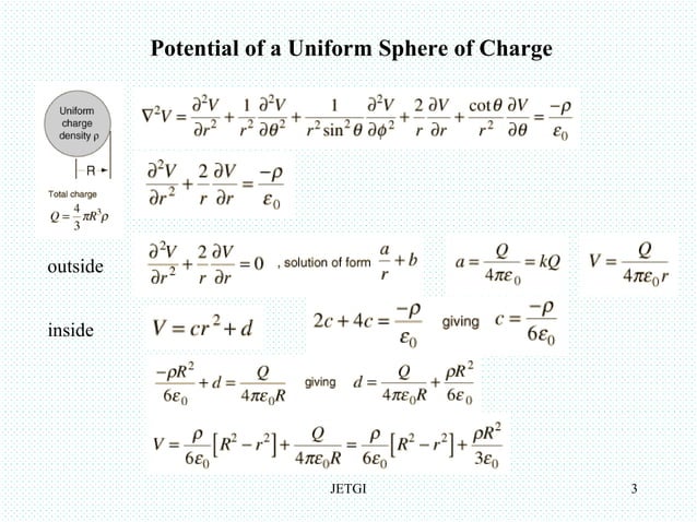 Poisson's equation 2nd 4 | PPT | Physics | Science