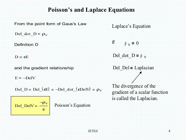 Poisson's equation 2nd 4