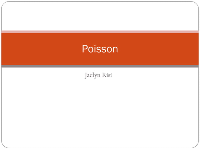 Poisson | PPT