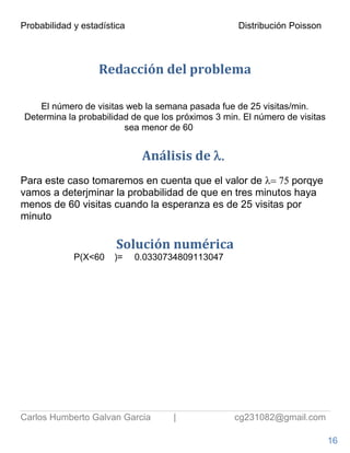 Distribución de Poisson | PDF