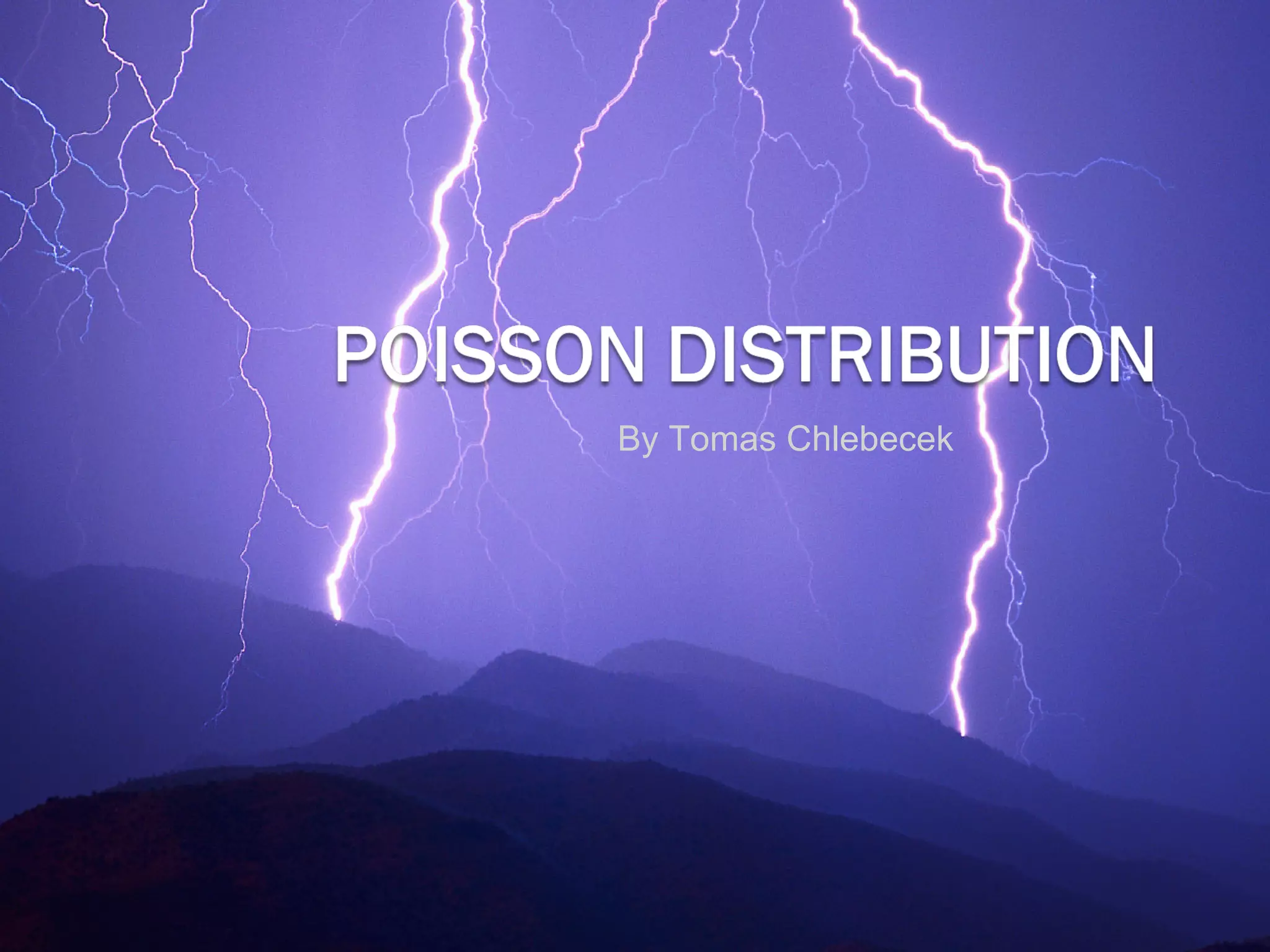 Poisson Distribution | PPT