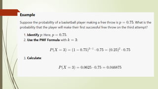Poisson and Geometric Distribution in Statistics.pptx