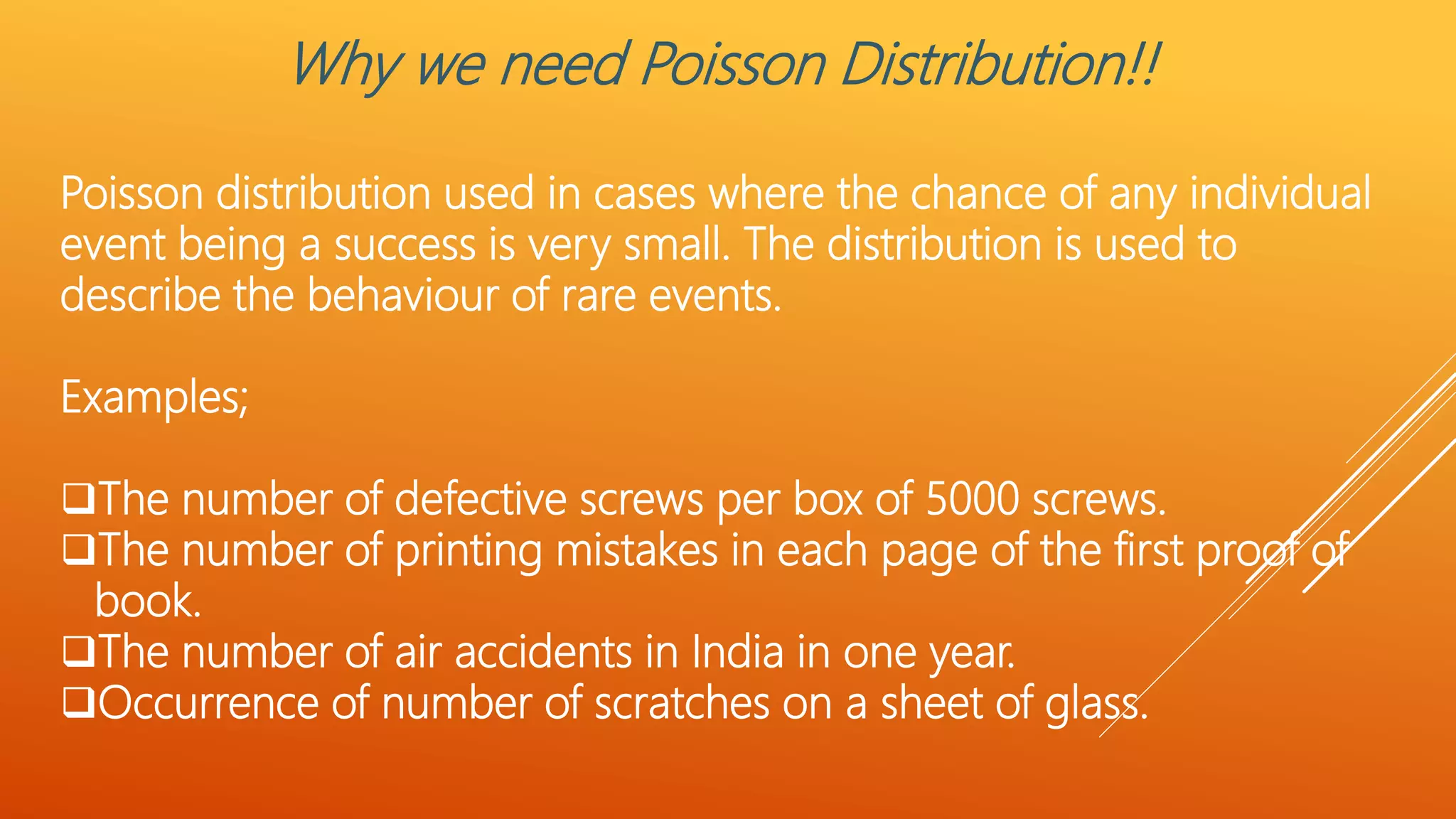 Poisson distribution | PPTX