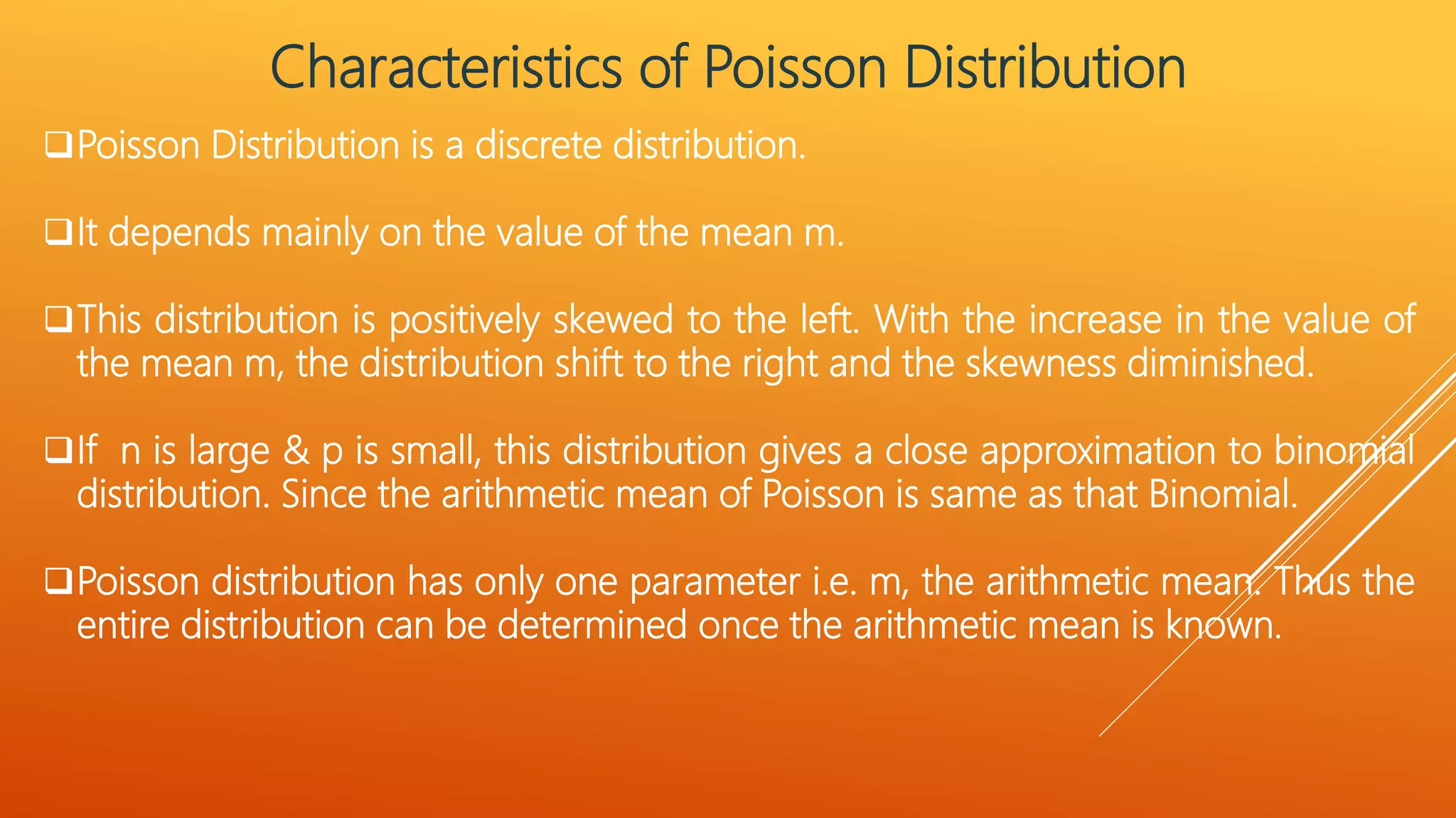Poisson distribution | PPTX