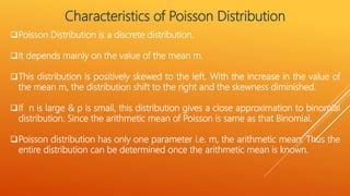 Poisson distribution | PPTX