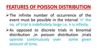 Poisson distribution | PPTX