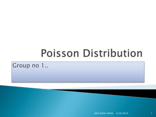 Poisson distribution | PPT