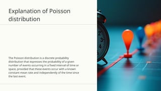 Poisson Distribution and binomial distribution | PPT