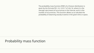 Poisson Distribution and binomial distribution | PPT
