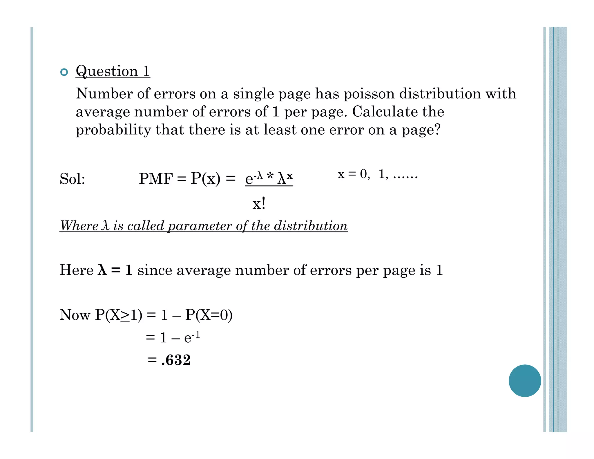 Poisson distribution business statistics | PDF