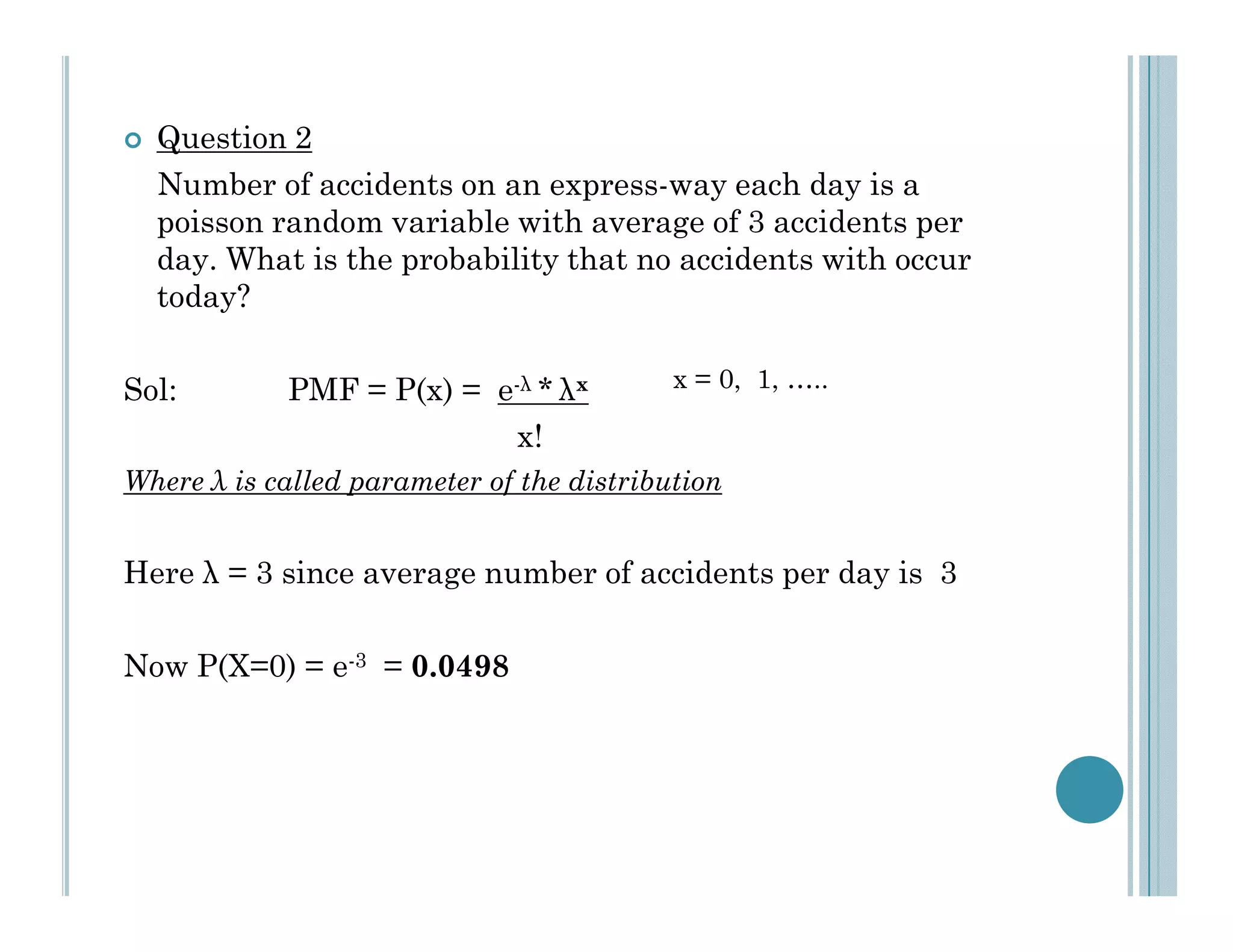 Poisson Distribution Business Statistics Ppt
