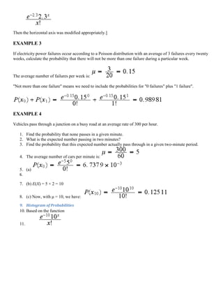 Poisson distribution jen | DOCX