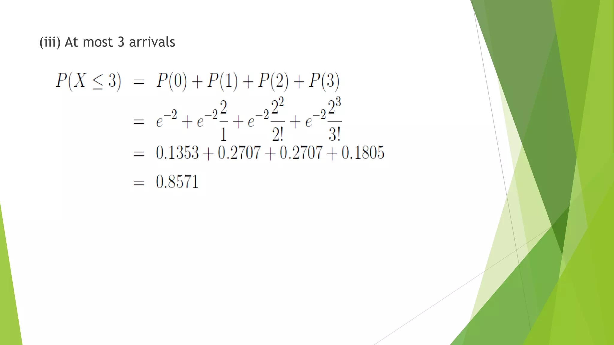 Poisson distribution assign | PPTX