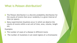 Poisson distribution assign | PPTX