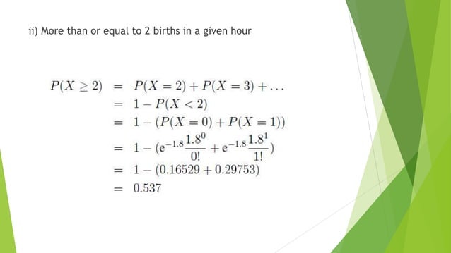 Poisson distribution assign | PPTX | Physics | Science