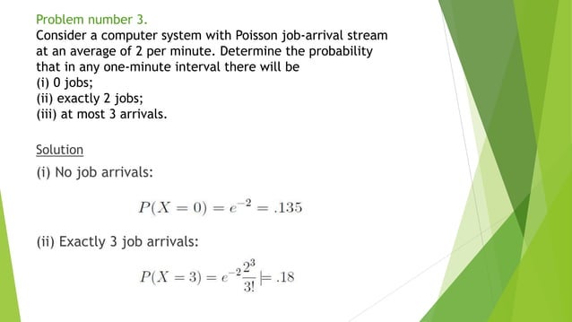 Poisson distribution assign | PPTX | Physics | Science
