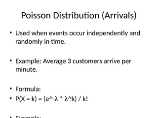 Poisson_Exponential_Introuction with applications | PPTX
