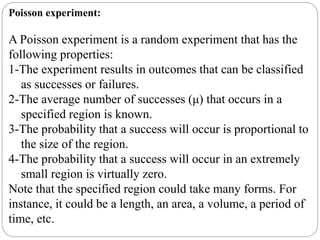 Poisson probability distribution | PPTX | Physics | Science