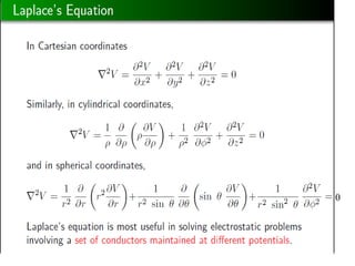 Poisson's and laplace's Equation and Uniqueness Theorem.pptx