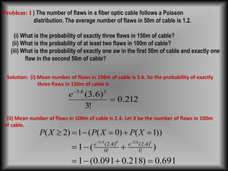 Poisson's distribution | PPTX