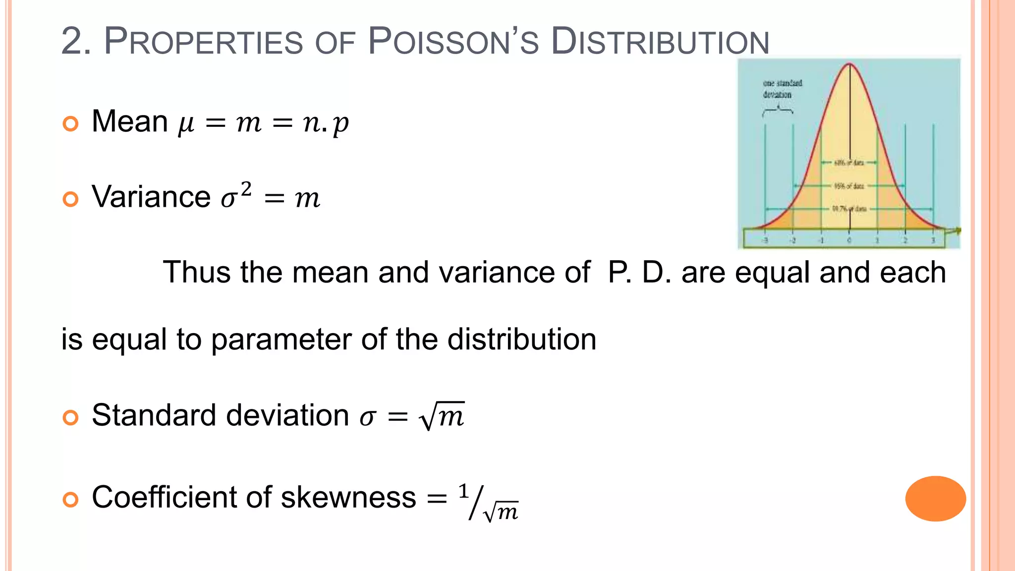 Poisson's distribution | PPTX