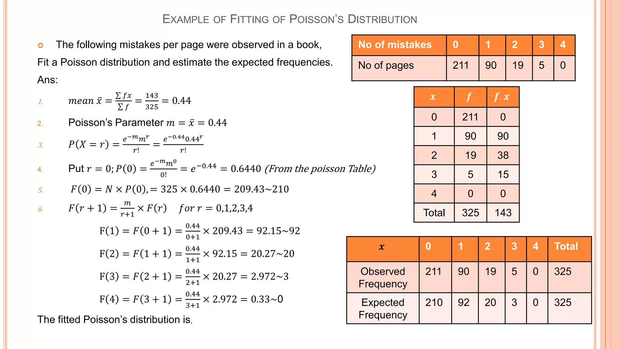 Poisson's distribution | PPTX