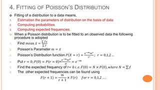 Poisson's distribution | PPTX