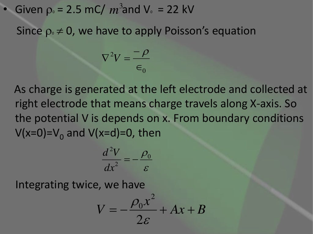 Poissons equation