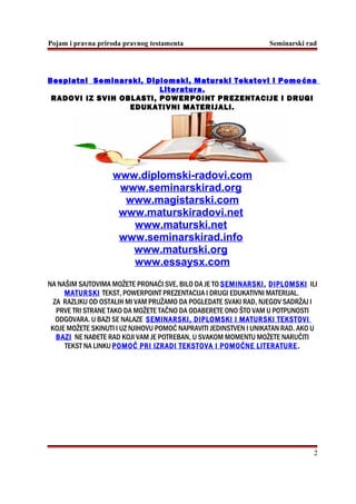 Pojam i priroda pravnog testamenta | DOC