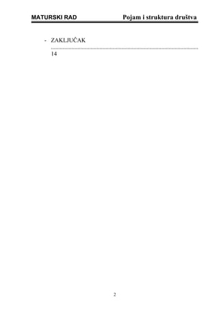 Pojam i struktura drustva | DOC