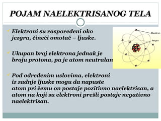 Pojam naelektrisanog tela | PPT
