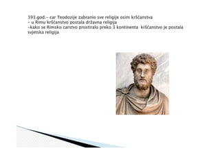 Pojava i razvoj krščanstva | PDF