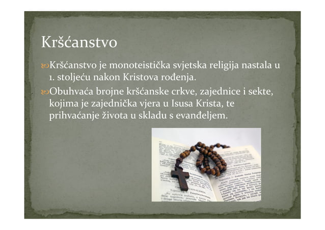 Pojava i razvoj kršćanstva treća prezentacija | PDF