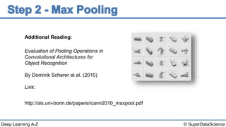 Deep Learning A-Z™: Convolutional Neural Networks (CNN) - Step 2: Pooling | PPT